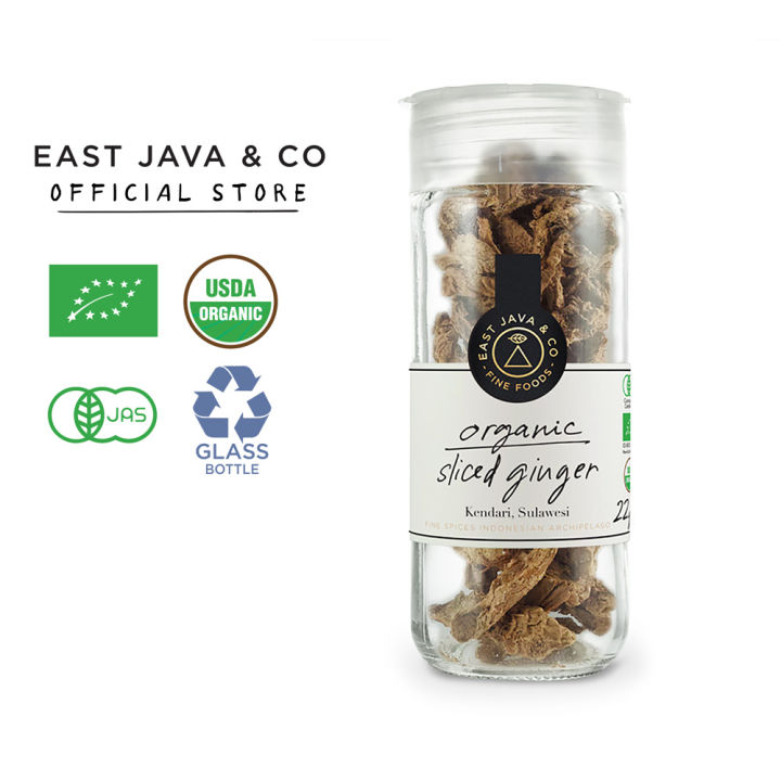 East Java & Co Organic Sliced Ginger - 22g (Jahe Iris Kering Organik) | Lazada Indonesia