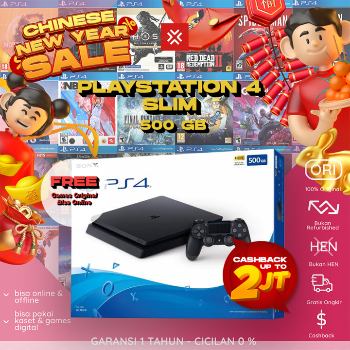 SONY PS4 Slim 500 GB Playstation 4 Hits Bundle Games | Lazada Indonesia