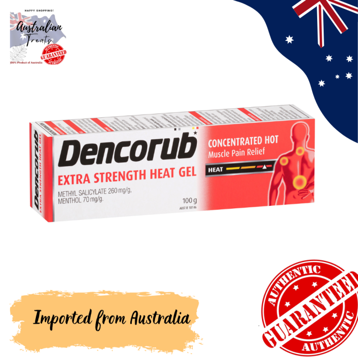 Dencorub Extra Strength Heat Gel 100g | Lazada PH