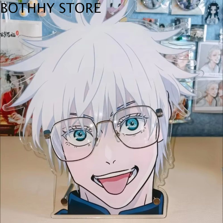 BOTHHY Acrylic Satoru Gojo Desk Stand Conan Crayon Shin Chan Love and ...