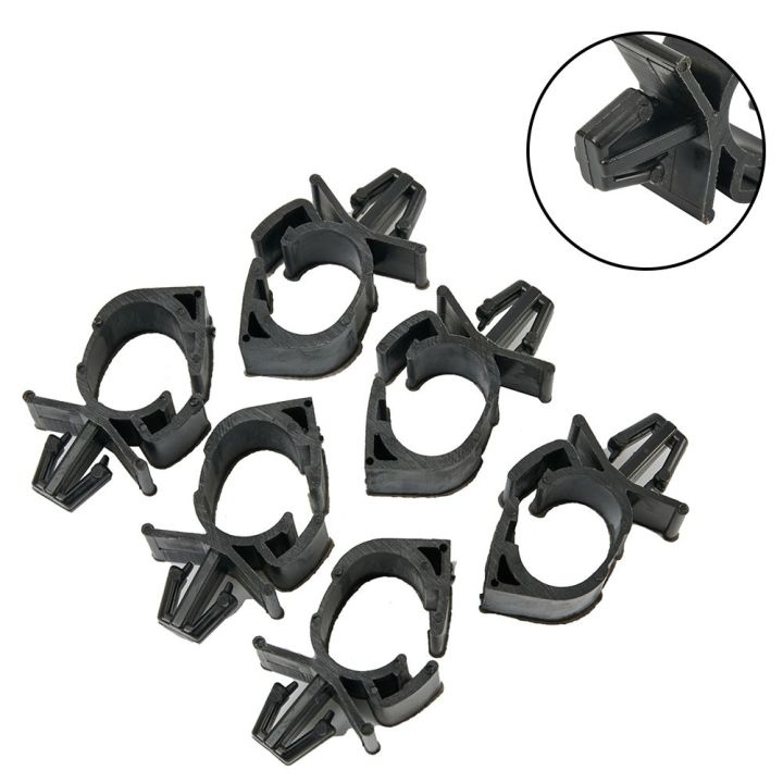 【URTrust】 Route Clamp Cable Black Plastic Fender Fasteners Clips ...