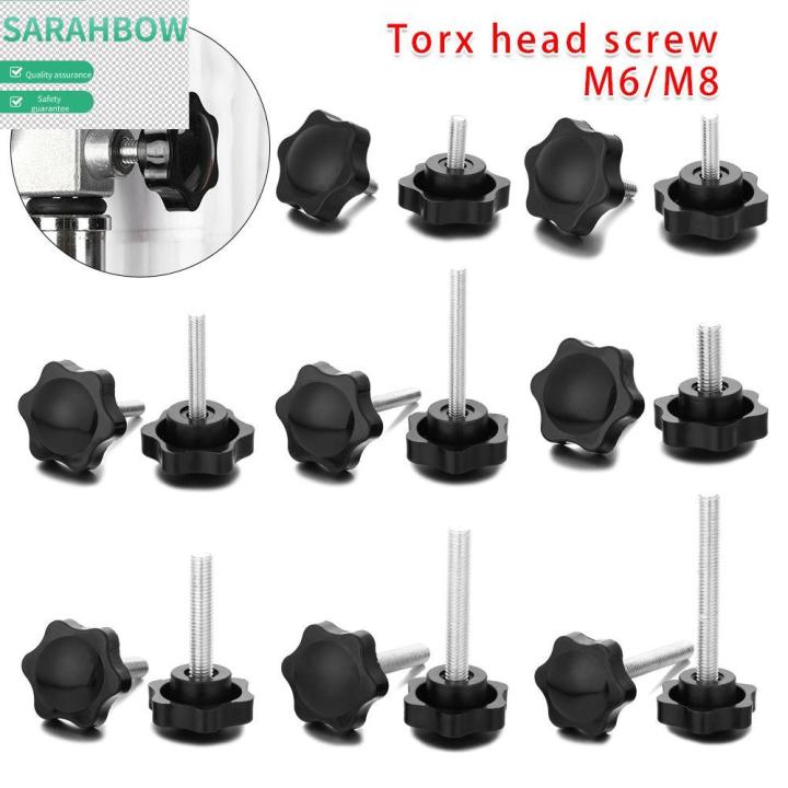SARAHBOWSH 4PCS Practical M6 M8 Threaded Machinery Latche Star Shaped ...