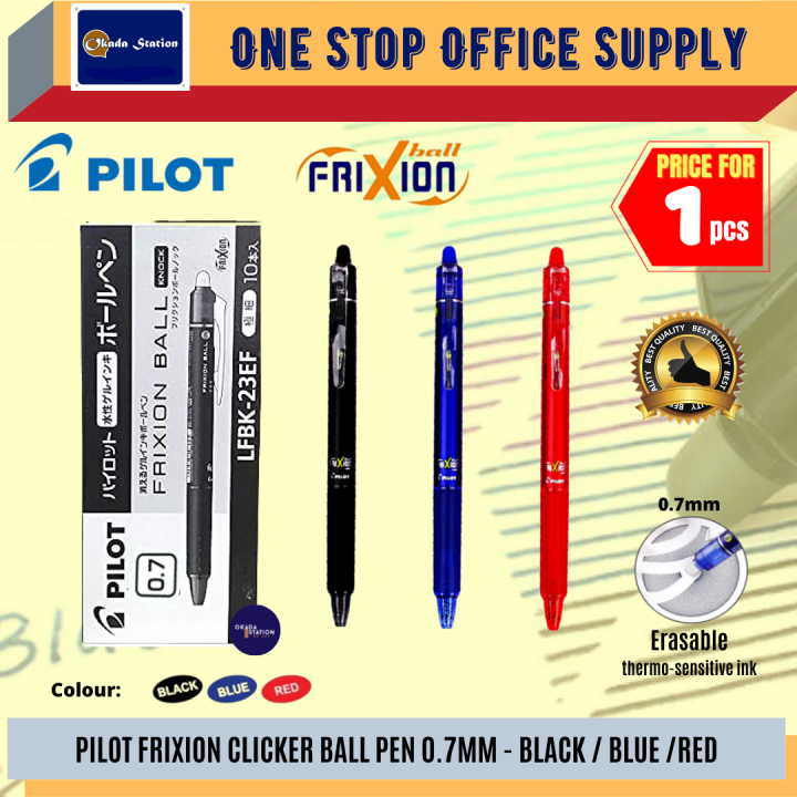 Pilot Frixion Clicker Ball Pen 0.7 / PILOT / Frixion Ball Clicker ...