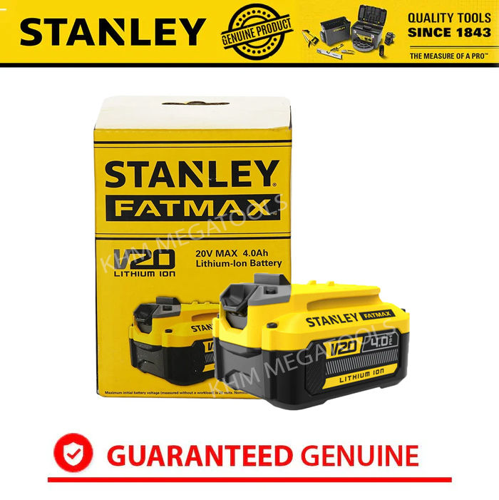 Stanley SB204 20V Lithium Ion Battery 4.0Ah •khm megatools• | Lazada PH