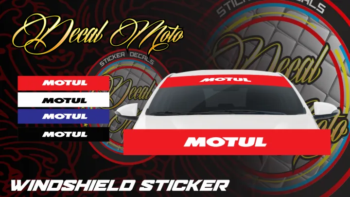 WINDSHIELD Decal Sticker, Design for Windshield, 001 | Lazada PH