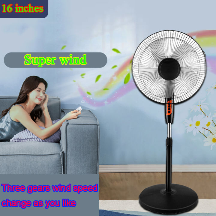 NEW 10 year warranty cheap and silent Household electric fan 16 inch 5 ...