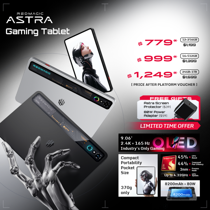[HOT] REDMAGIC Astra Gaming Tablet | The Most Powerful Android Tablet ...