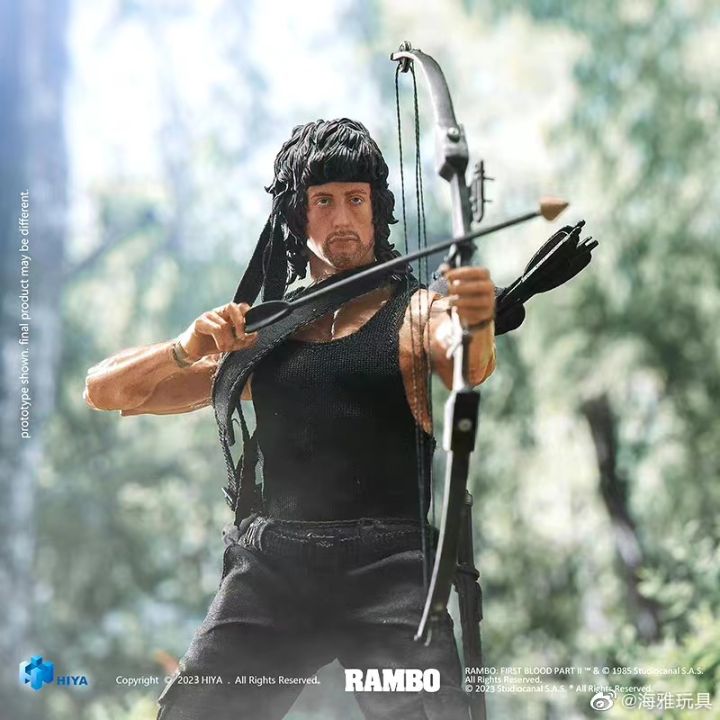 HIYA Haya Rambo 1/12 First Drop of Blood John Macho Bow and Arrow Hands ...