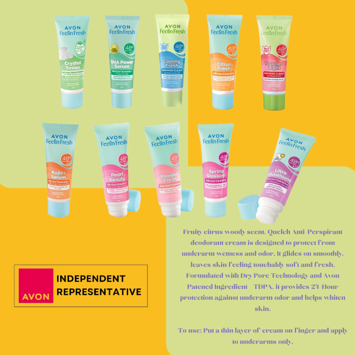 Avon Feelin Fresh Quelch 55 grams | Lazada PH