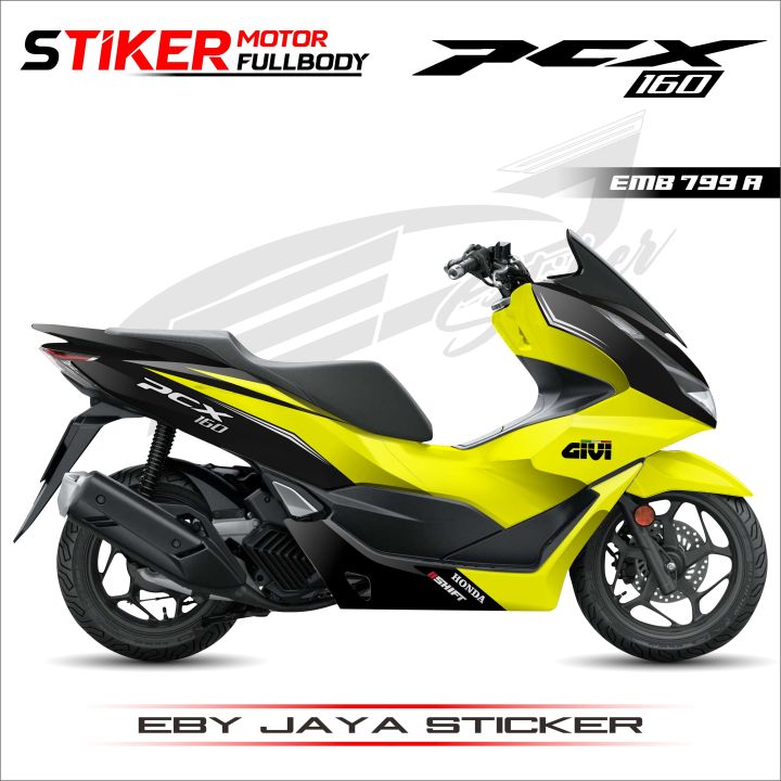 STIKER DECAL VARIASI MOTOR ALL PCX DOFF GLOSSY LANGSUNG CETAK-STIKER ...