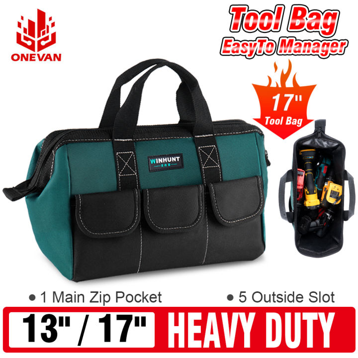16 Inch Electrician Tool Bag With Pockets Waterproof Wear-resistant ...