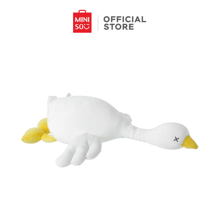 MINISO White Goose Series Lying Plush Toy 2 Assorted Models | Lazada PH
