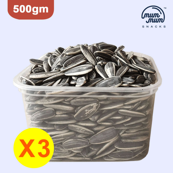 Sunflower Seed / Kuaci bundle [500g x 3] | Lazada