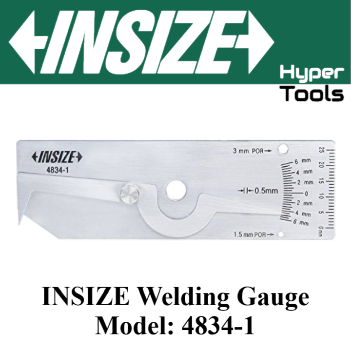 INSIZE Welding Gauge / Welding Gage (Model: 4834-1) | Lazada