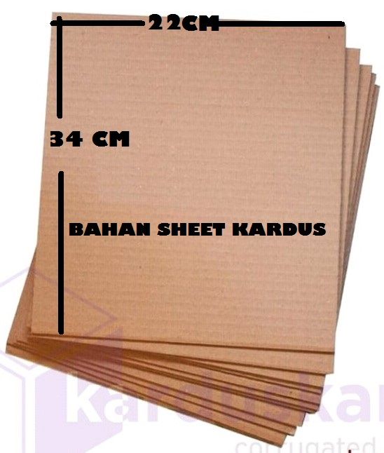 Bahan Sheet Kardus 22 X 34 CM > Sheet Kardus> Kardus Lembaran Serbaguna ...