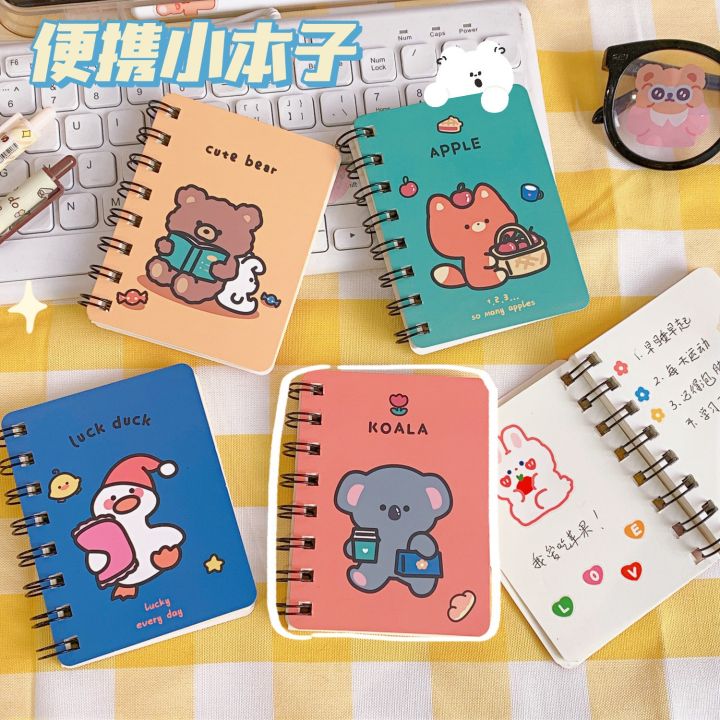 Mini Cute Cartoon Note Book Portable Student Notepad Buku Nota Kecil ...