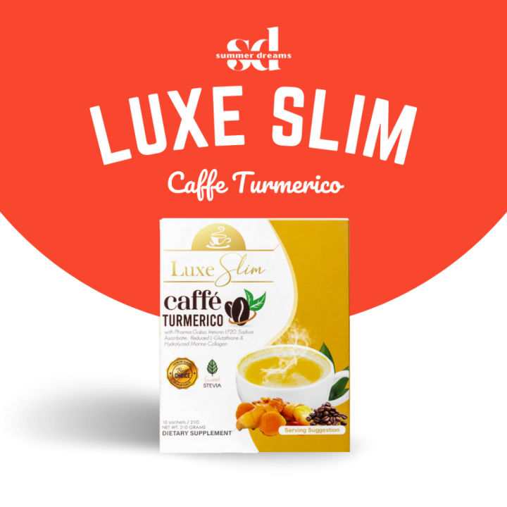 LUXE SLIM Caffe Turmerico 10 Sachets 210g | Lazada PH