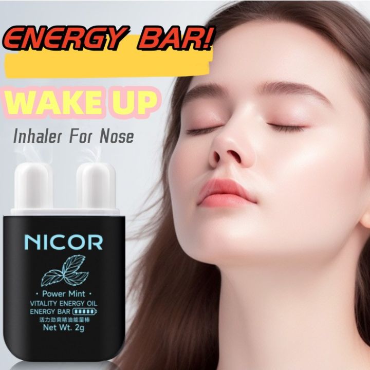 NICOR Cleansing Nasal Herbal Box Essential Double Hole Energy Nasal ...