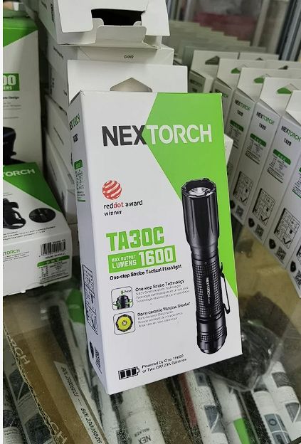 NEXTORCH TA30C 1600 Lumens LED Flashlight 18650 Battery Ultra Bright ...