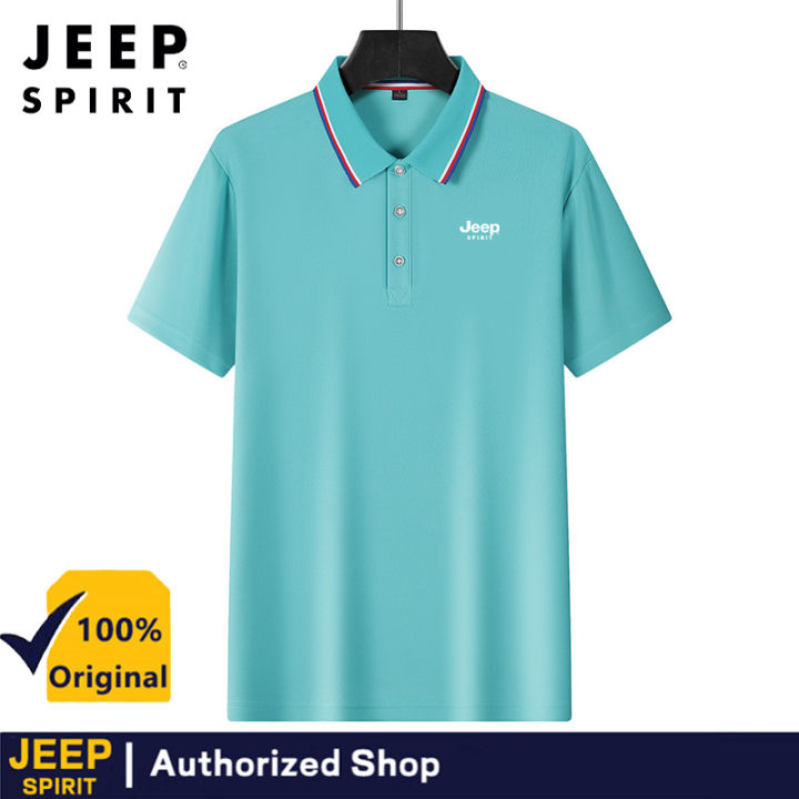 JEEP SPIRIT High Quality Men's Cotton Polo Shirt Summer New High end ...