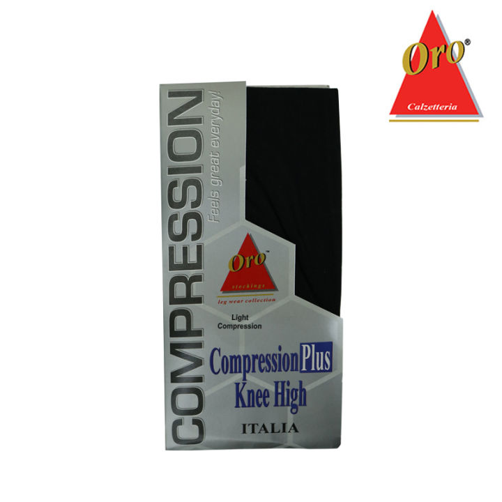 Oro Compression Plus Stockings Knee High 1 Pair | Lazada PH