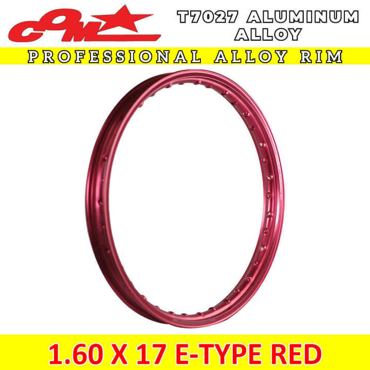 1.60 X 17 COMSTAR E-Type Alloy Rim (Anodized) [1 PC] | Lazada PH