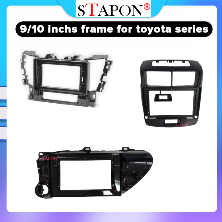 STAPON 9/10inchs frame panel fascia for toyota avanza fortuner hilux ...