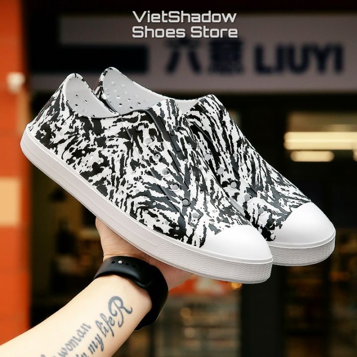 Giày nhựa đi mưa nam nữ WNC Native in họa tiết mẫu mới 2022 | Lazada.vn