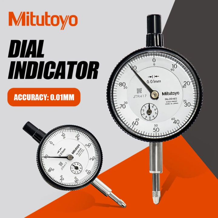 Mitutoyo 2046S Dial Gauge High Precision 0.01mm Test Inspection ...