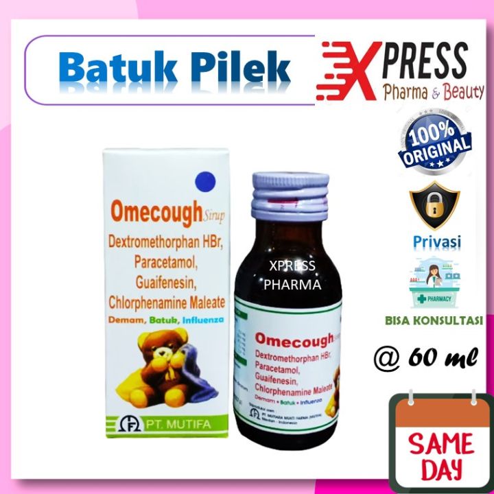 ⚡XPRESS⚡ Omecough SIRUP 60 ml Syrup Obat Batuk Pilek Flu Omecoug Ome ...