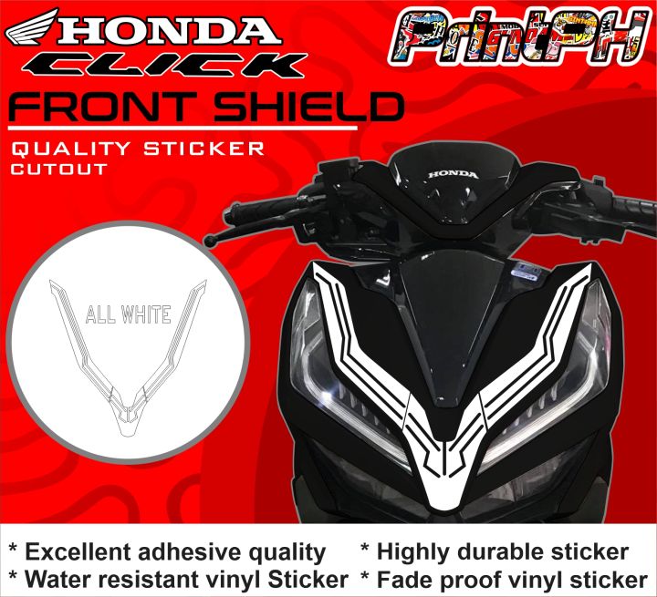 Click Front Shield Accent Decals sticker PAIR 2PCS | Lazada PH