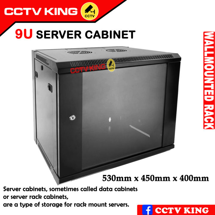 CCTV King 9U Data Rack / Server Cabinet / Data Cabinet / Server Rack ...