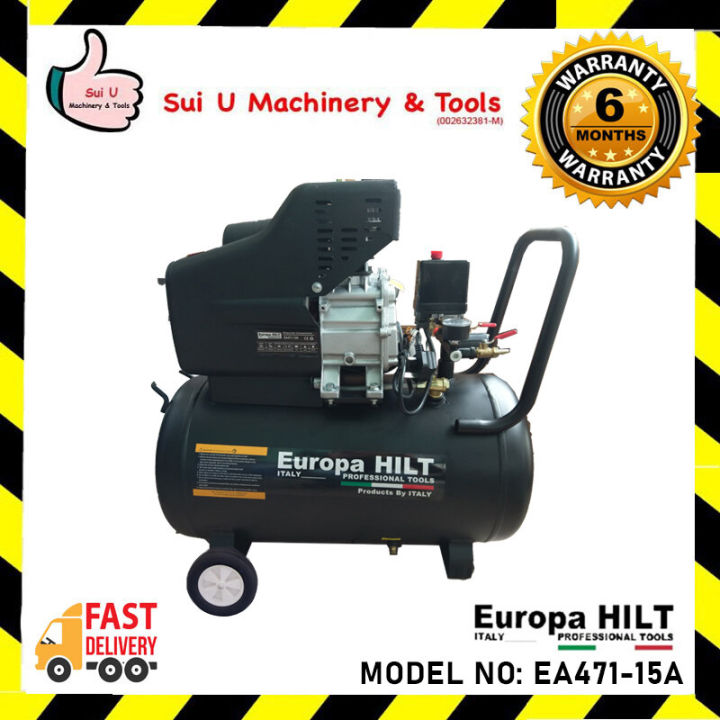 EUROPA HILT EA471-15A 50L 3HP Direct Air Compressor 2850RPM | Lazada