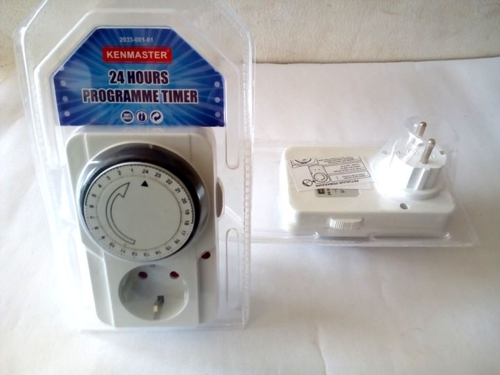 STOP KONTAK ( TIMER ) KENMASTER 1 LB 2 / STOP KONTAK TIMER 24 JAM ...