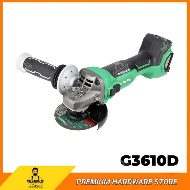 HIKOKI Cordless Disch Grinder G3610DA (Bare) 1270W Cutting Grinding ...