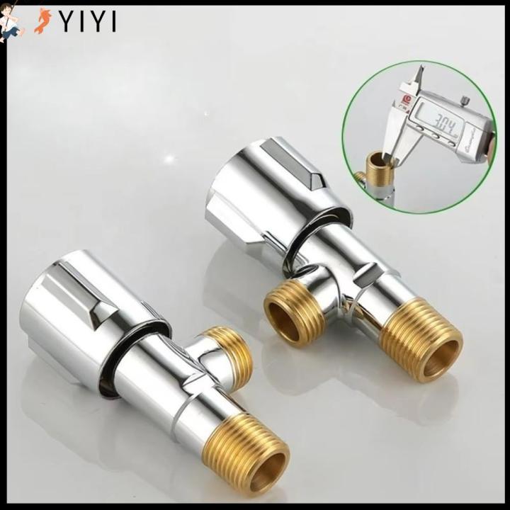 YIYI Đồng Van góc đồng Một đầu vào hai đầu ra Mở nhanh Van đầu vào lạnh ...