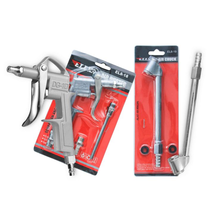 PAKET HEMAT !! Air Chuck + AIR DUSTER Alat Pengisi Angin Ban yukido Isi ...