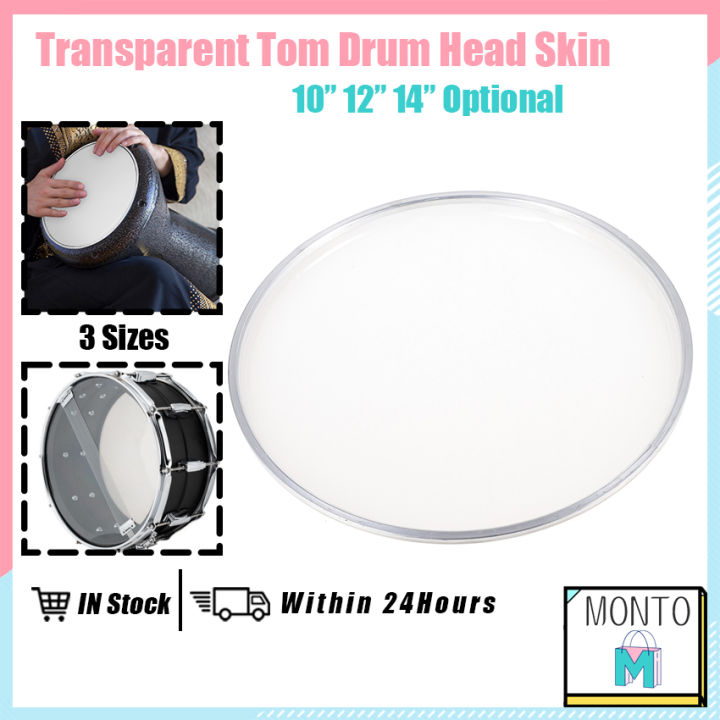 10/12/14 inch Transparent Drumhead Skin 0.188 mm Thick Drum Skin ...