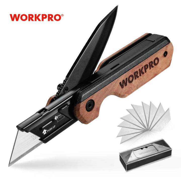 WORKPRO Multifunction Folding Portable Pocket Electrician Utility With ...