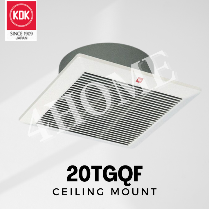 KDK 20CQT1 20TGQF Exhaust Fan Ceiling Mount Ventilating Ventilation Fan ...