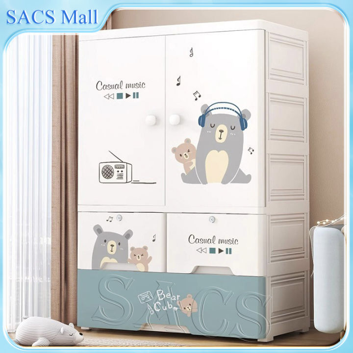 Clothe Cabinet for Baby plastic storage box Wardrobe For Baby Toy ...