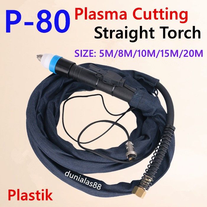 Torch P80 lurus Plasma Cut P-80 P 80 Cutting Torch stang cut100/120 ...