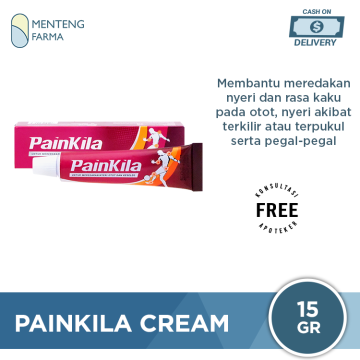 Painkila Cream 15 Gr - Krim Nyeri Otot dan Keseleo | Lazada Indonesia