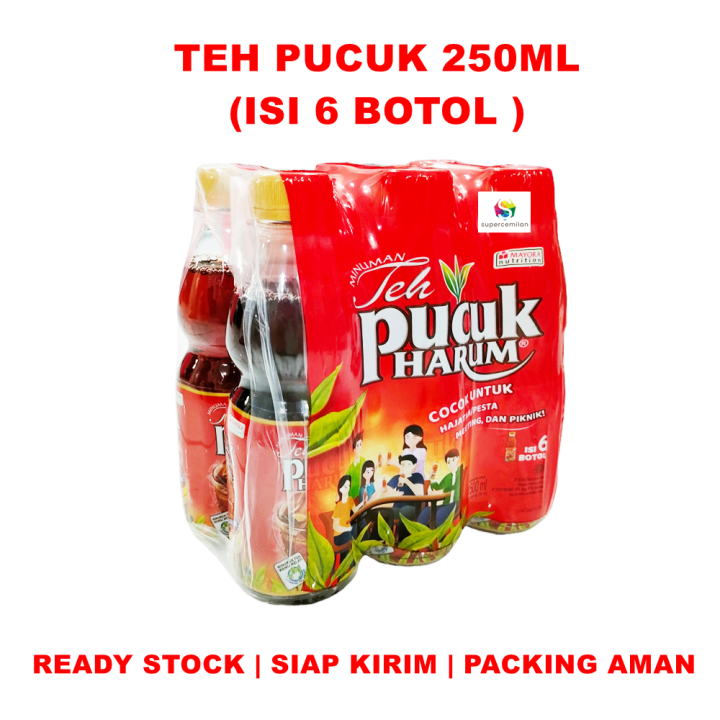 Teh Pucuk Harum Mini Banded 250 ML x 6 Botol | Lazada Indonesia