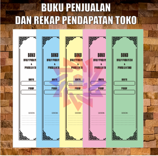 Buku rekap penjualan dan pendapatan toko - buku rekap penjualan konter ...