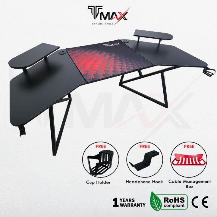 TMAX X-Shaped L180cm Anchor Desk Streamer Table Gaming Table Gaming ...