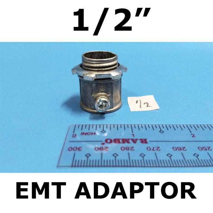 EMT ADAPTOR CONNECTOR WITH LOCK NUT 1/2" ==== LOCKNUT 1/2" | Lazada PH