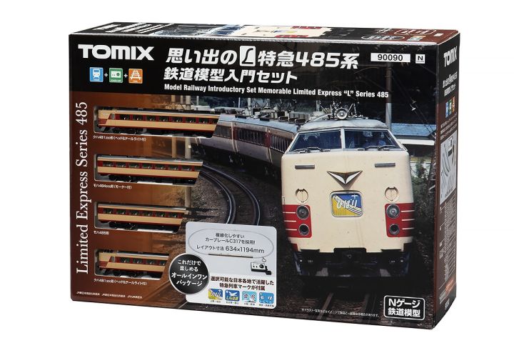 โมเดลรถไฟจำลอง TOMIX N-Scale 90090 Starter Set Memories L Limited ...