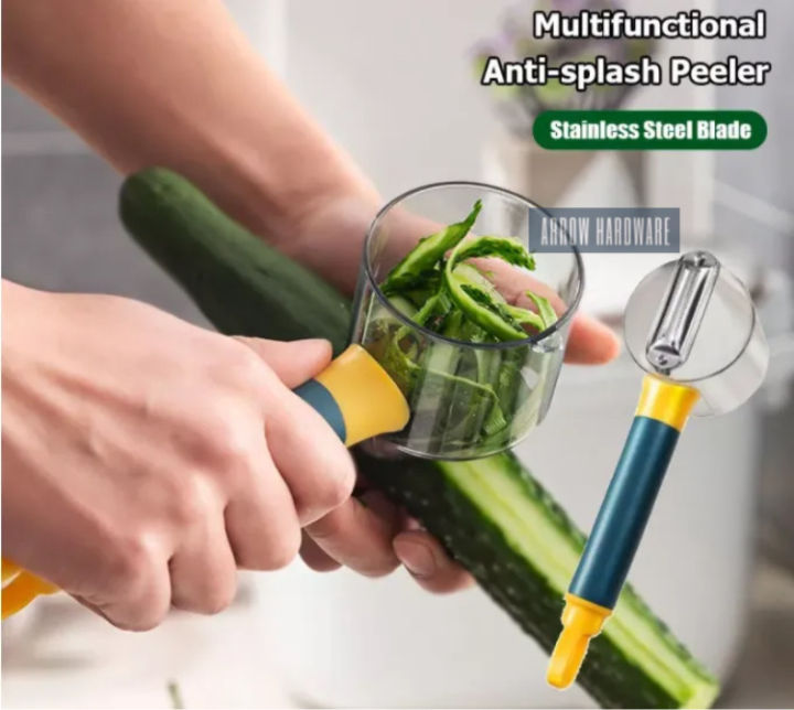 Peeler With Container Vegetable Cucumber Fruit Potato Peeler Kitchen ...