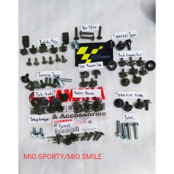 baut lengkap full set body mio sporty /baut full body mio lama | Lazada ...